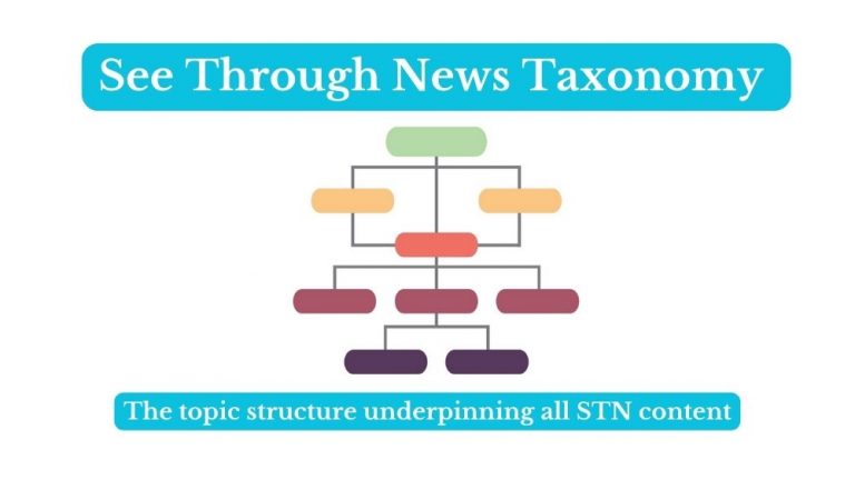 AI Content Taxonomy for See Through News Projects