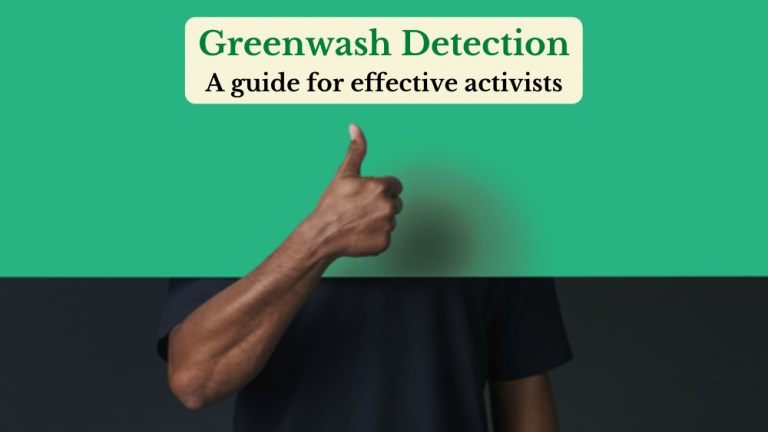 Greenwash Detection - how to sniff climate bullshit