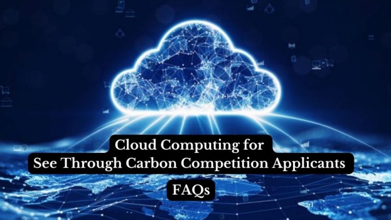 Cloud Computing FAQs for ST Carbon Competition Applicants